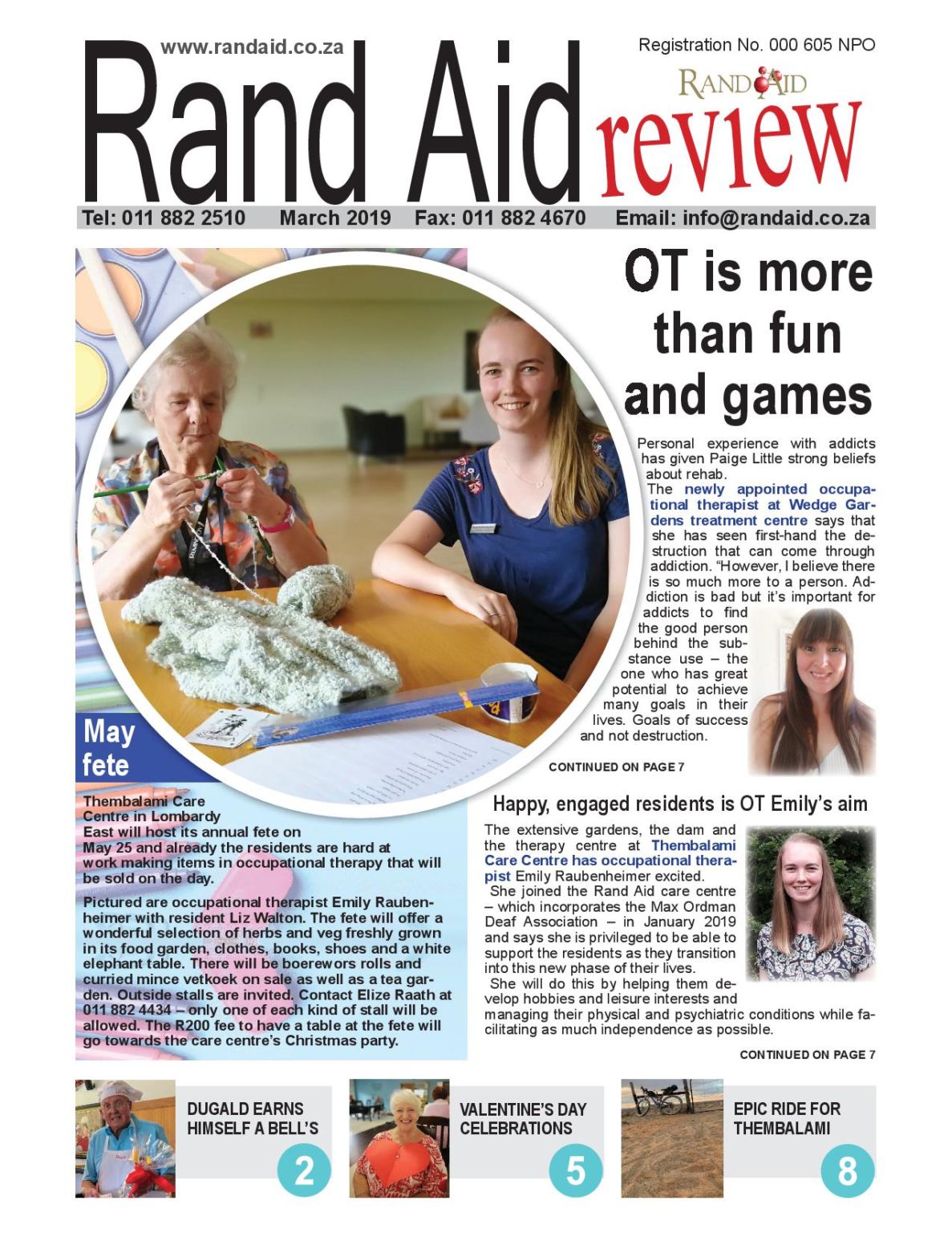 Rand Aid Review: First 2019 – Rand Aid Association