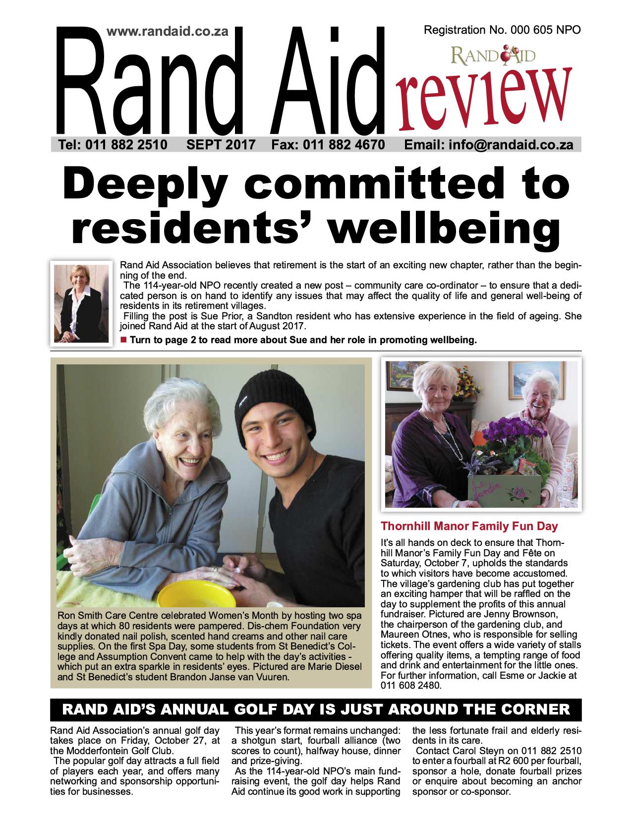 Rand Aid Review: Third 2017 – Rand Aid Association