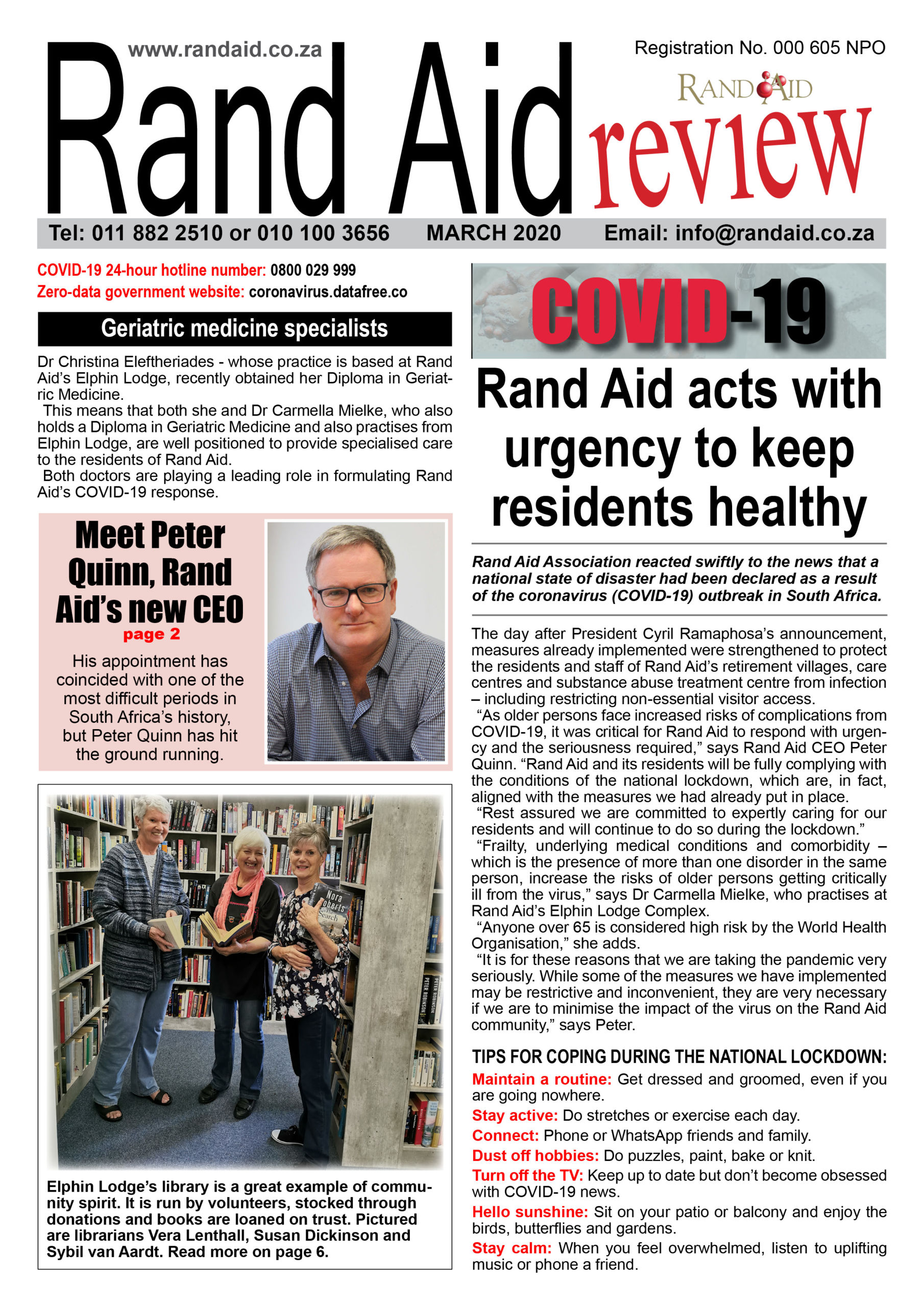 Rand Aid Review: First 2020 – Rand Aid Association