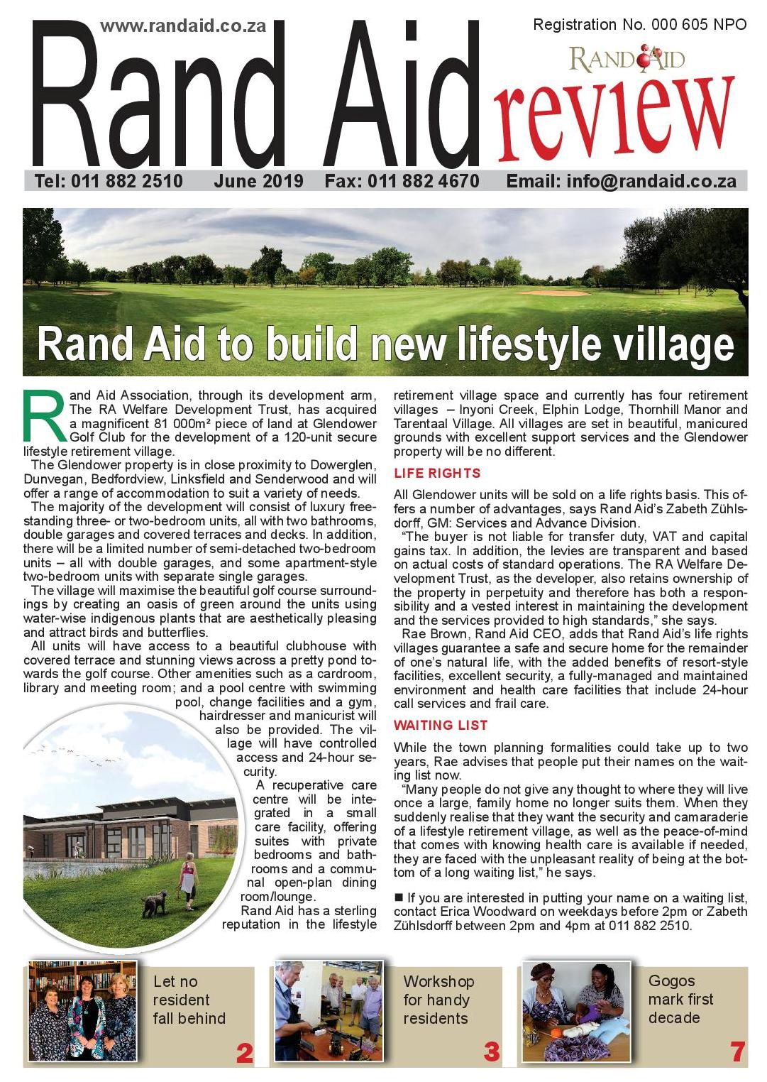Rand Aid Review: Second 2019 – Rand Aid Association