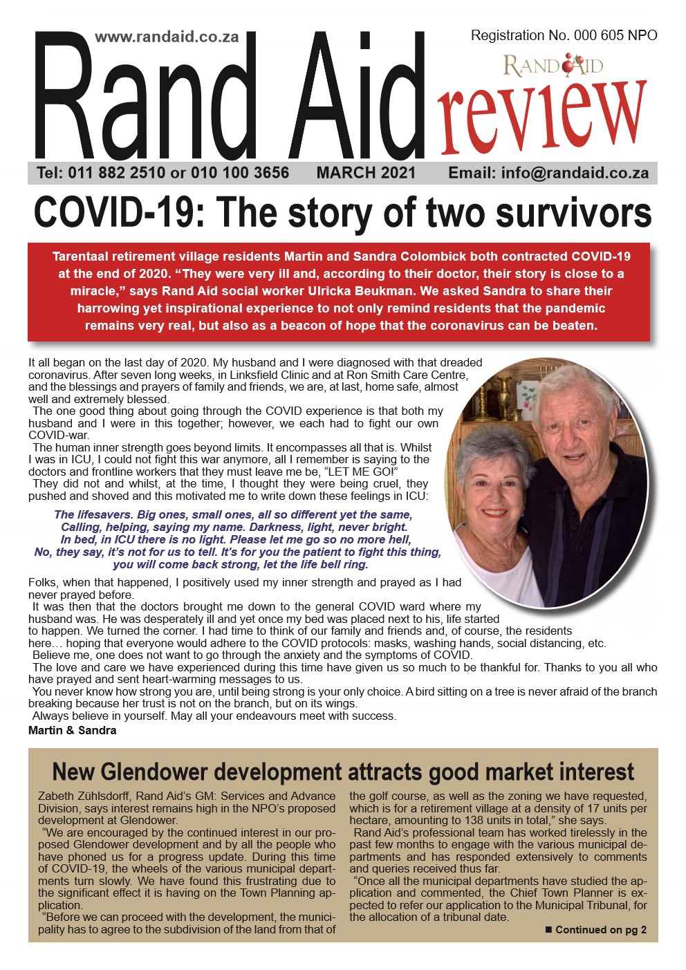 Rand Aid Review: First 2021 – Rand Aid Association