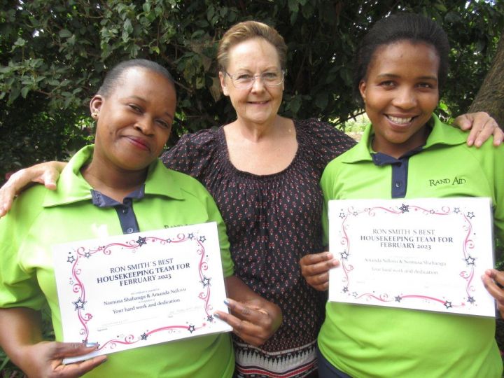 Housekeeping teams dedicated to RSCC – Rand Aid Association