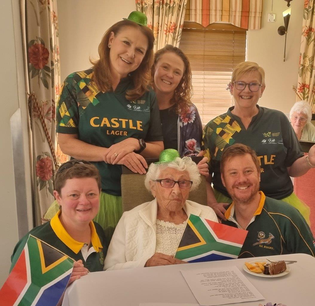 Springbok Fever takes over Inyoni Creek’s monthly birthday tea – Rand Aid Association