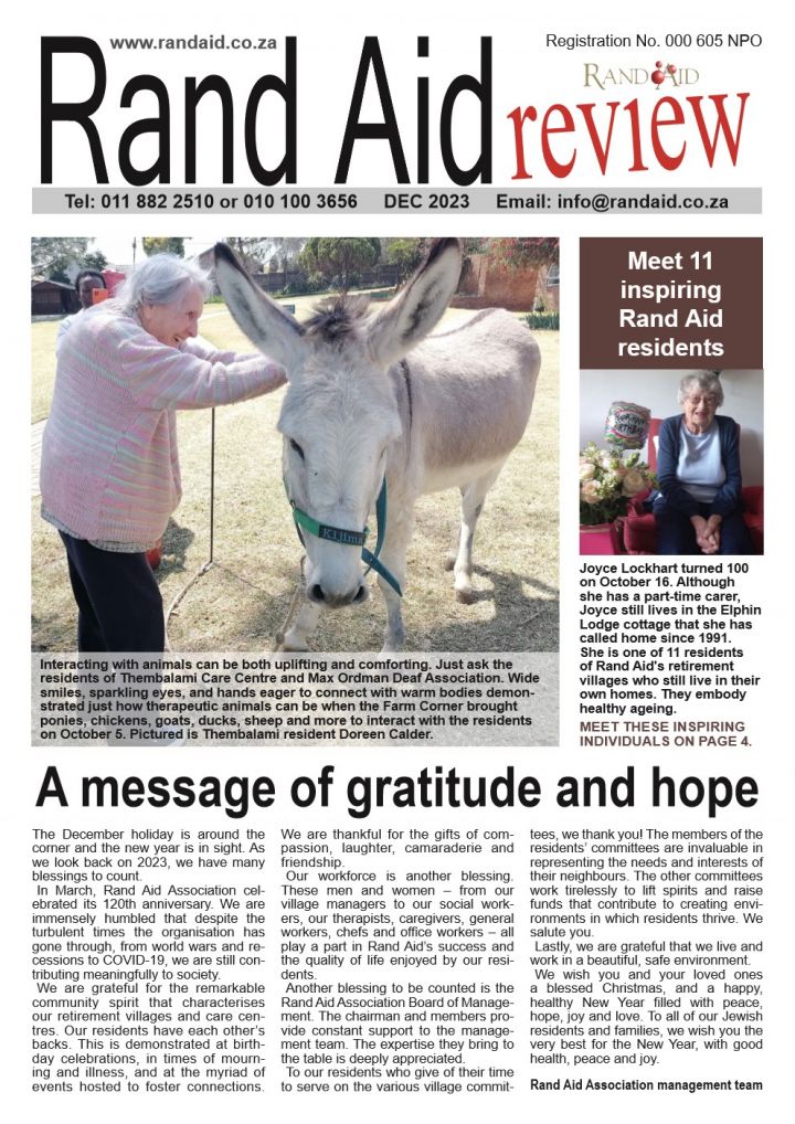 Rand Aid Review: Fourth 2023 – Rand Aid Association